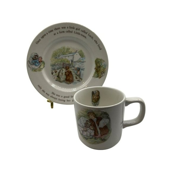Wedgwood | Other | Wedgwood Mrs Tiggy Winkle Sandwich Plate Cup Beatrix ...